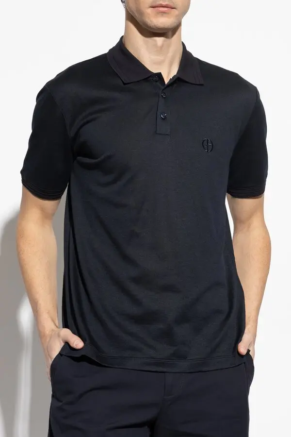 Giorgio Armani Polo With Embroidered Logo