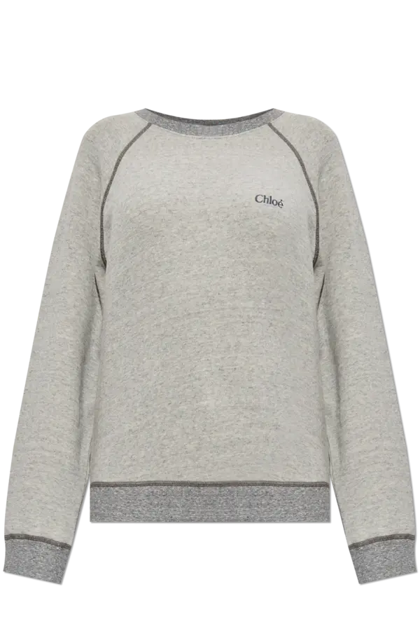 Chloé Sweatshirt With Embroidered Logo