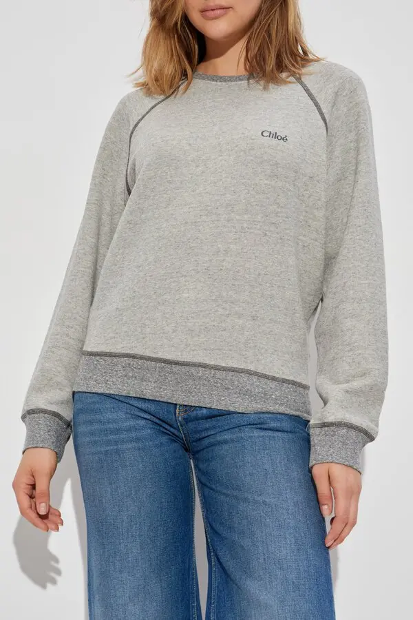 Chloé Sweatshirt With Embroidered Logo
