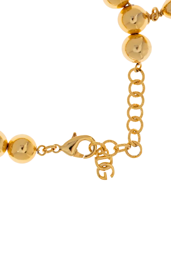 Dolce & Gabbana Brass Bracelet With Spherical Pattern