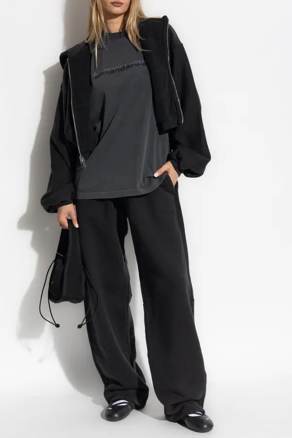 Alexander Wang Wide-leg Knit Sweatpants