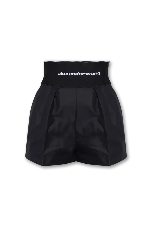 Alexander Wang High-waisted Logo Shorts