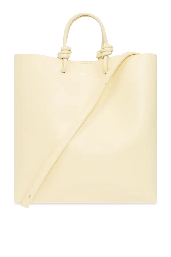 JIL SANDER Leather Shopper Bag