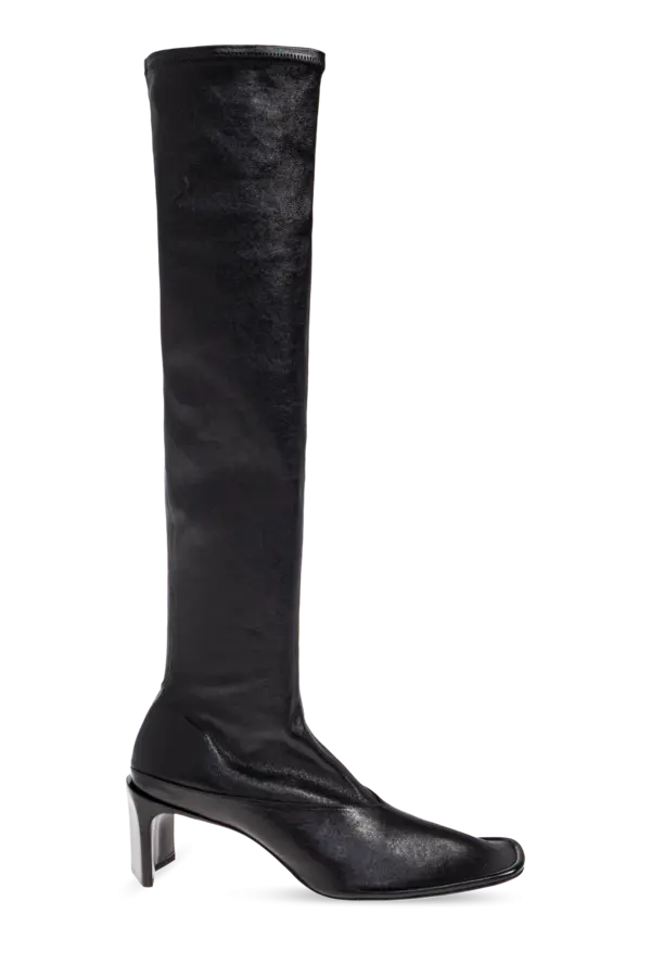 JIL SANDER Leather Knee-high Boots