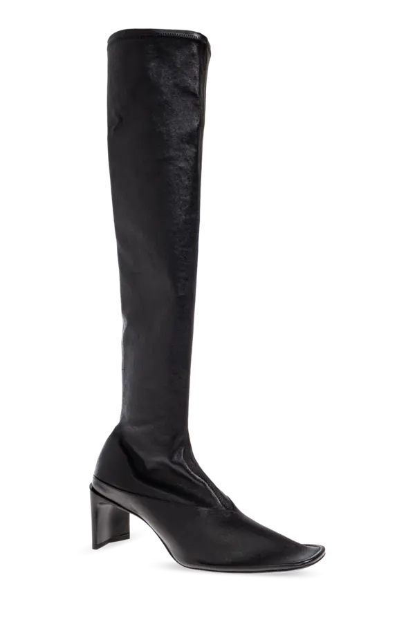 JIL SANDER Leather Knee-high Boots