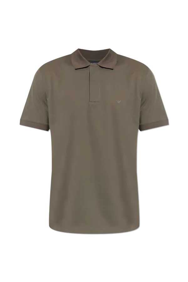 Emporio Armani Cotton Polo - Green