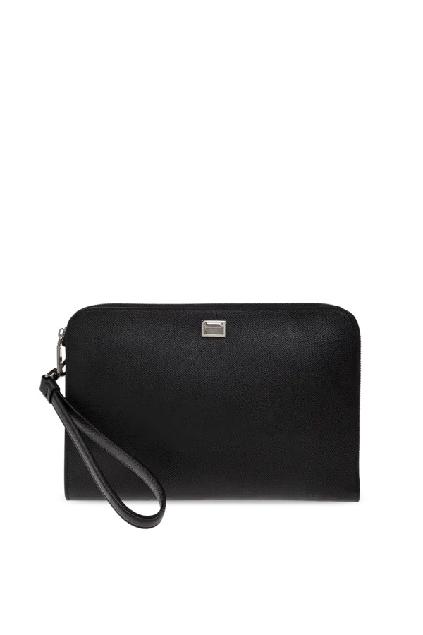 Dolce & Gabbana Saffiano Leather Handbag - Black