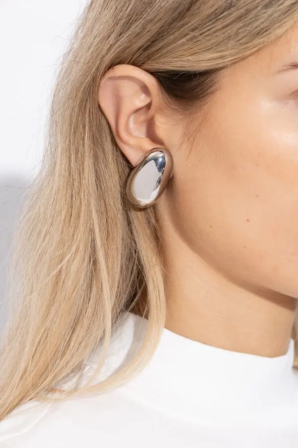 Jacquemus Round Clip-on Earrings