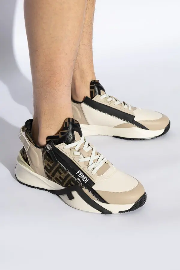 Fendi Flow Sneakers - Beige