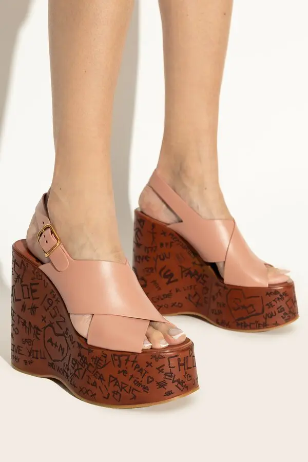 Chloé Maxime Wedge Sandals