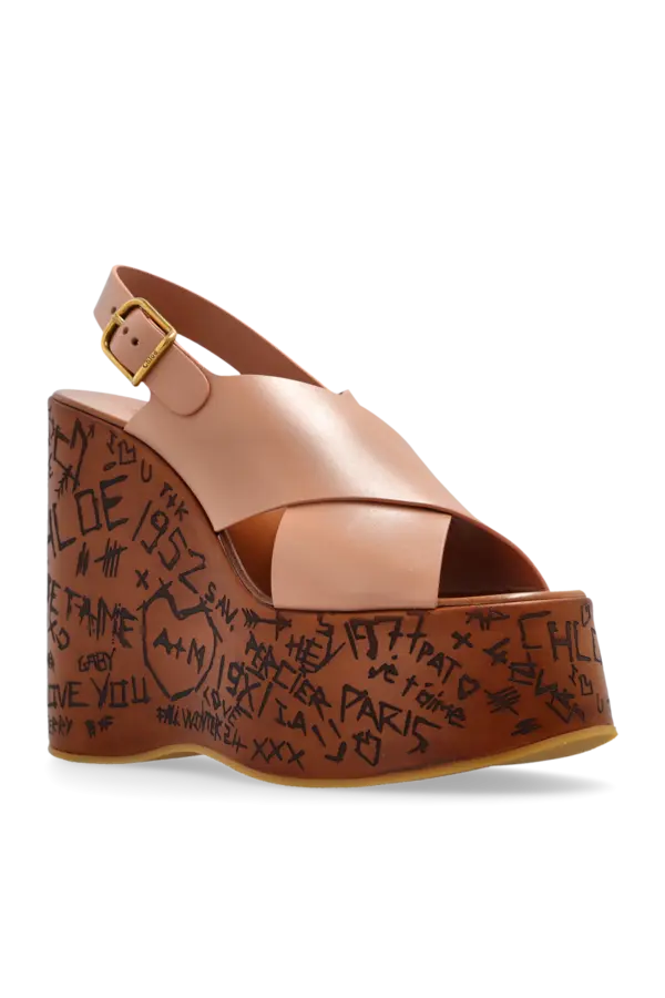 Chloé Maxime Wedge Sandals