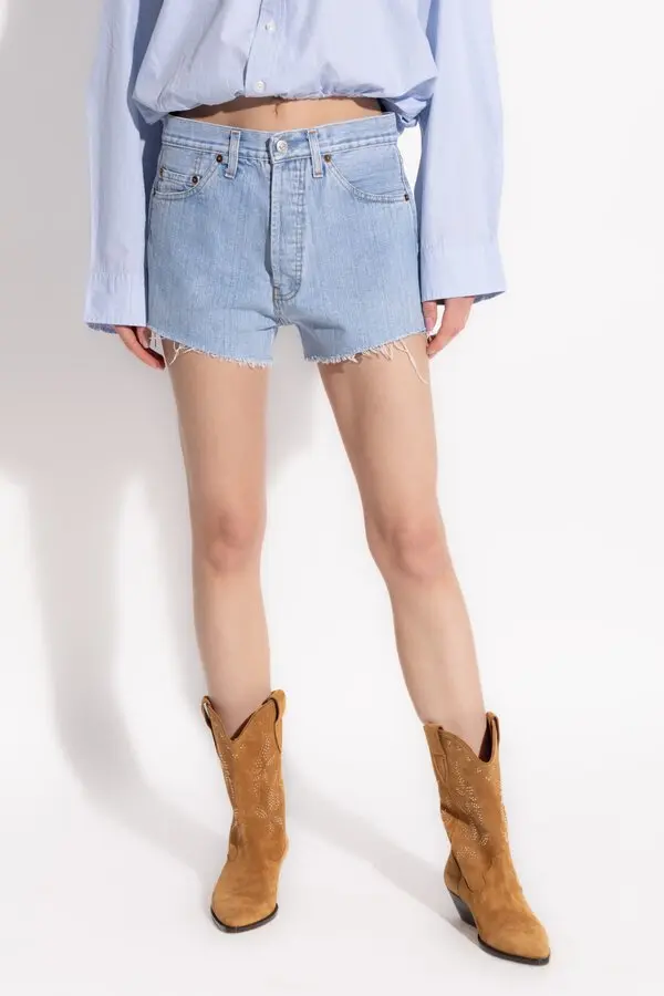 RE/DONE X Levi's High-waist Denim Shorts