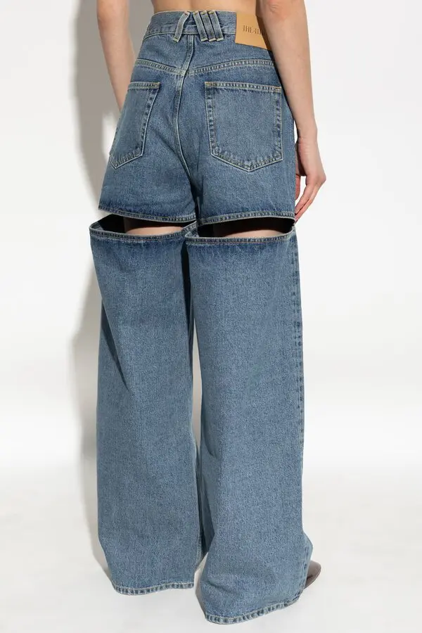 Attico Slit Bootcut Jeans