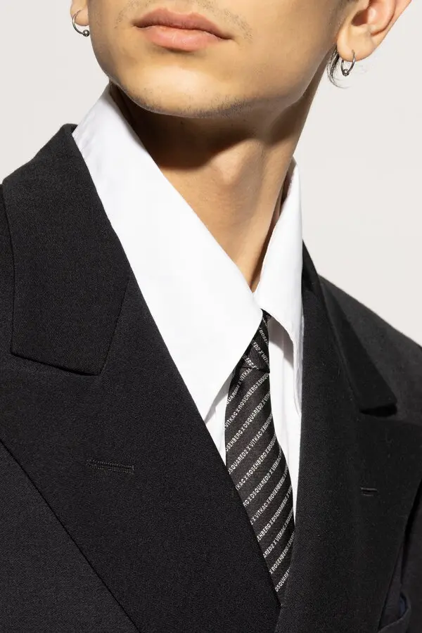 Dsquared2 X X Rosenberg Silk Tie - Black