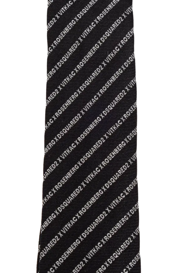 Dsquared2 X X Rosenberg Silk Tie - Black