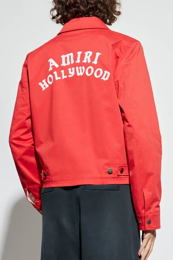 Amiri Logo Jacket - Red