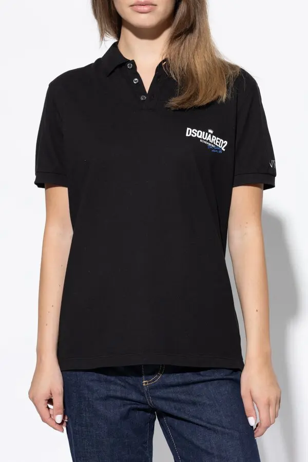 Dsquared2 X X Rosenberg Polo Shirt - Black