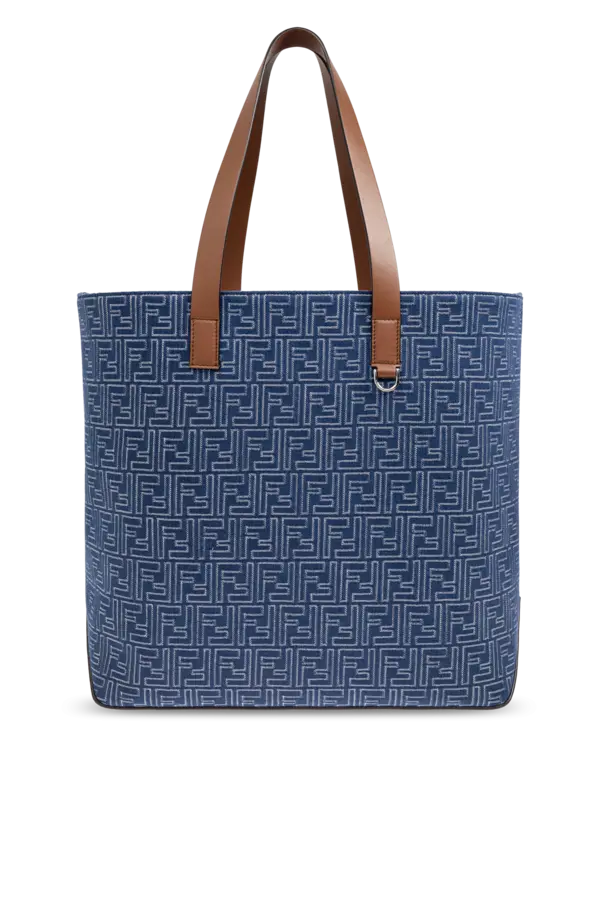 Fendi Ff Medium Shopper Bag - Blue