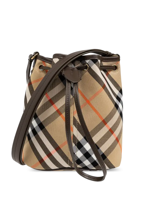 Burberry Bucket Shoulder Bag - Beige