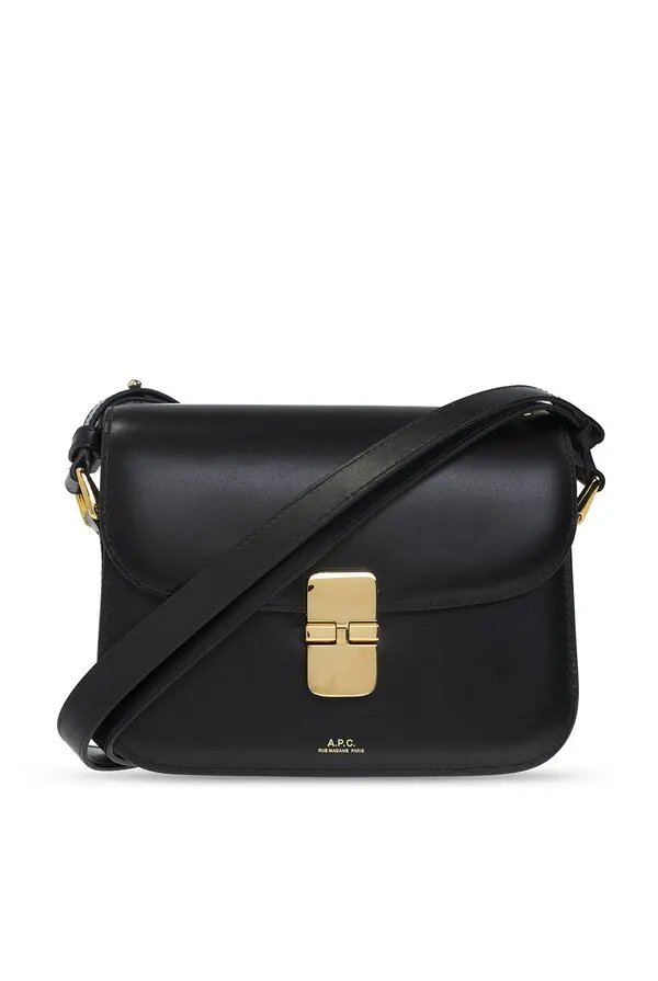 A.p.c. Grace Small Shoulder Bag - Black