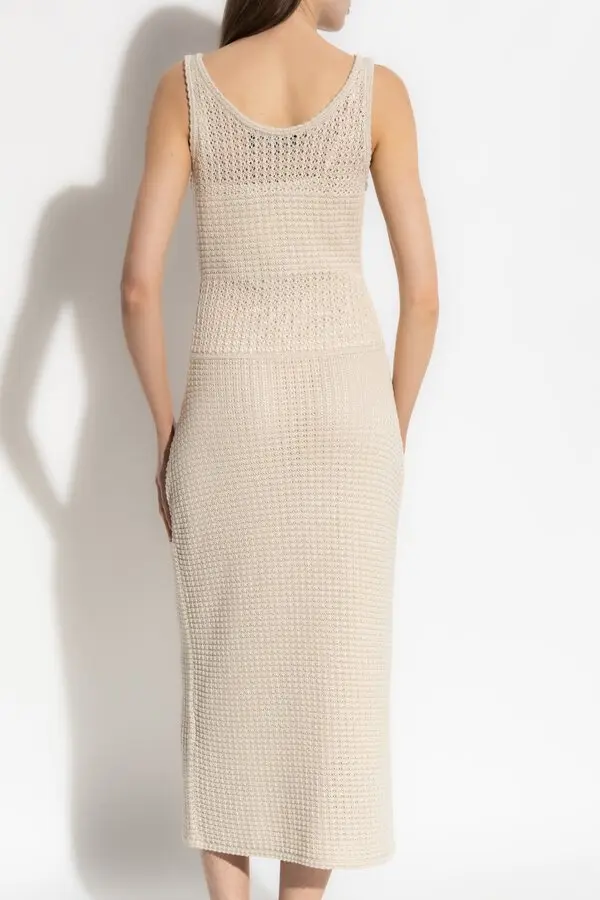 Theory Knit Openwork Midi Dress