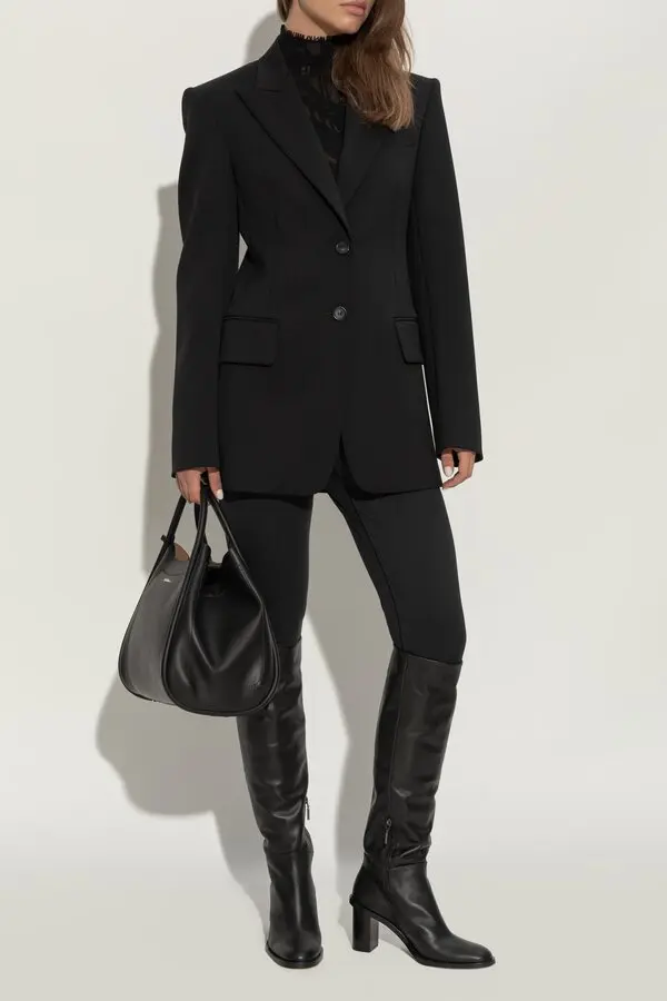 Max Mara Knee High Leather Boots