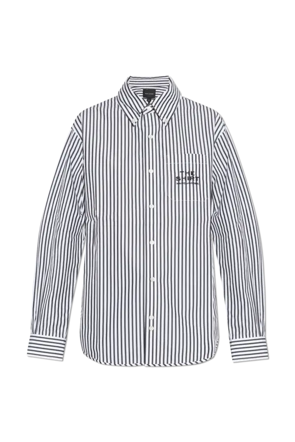 Marc Jacobs Striped Cotton Shirt - White