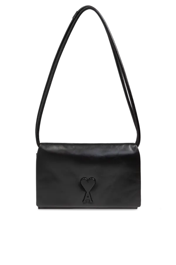 AMI Paris Shoulder Bag - Black