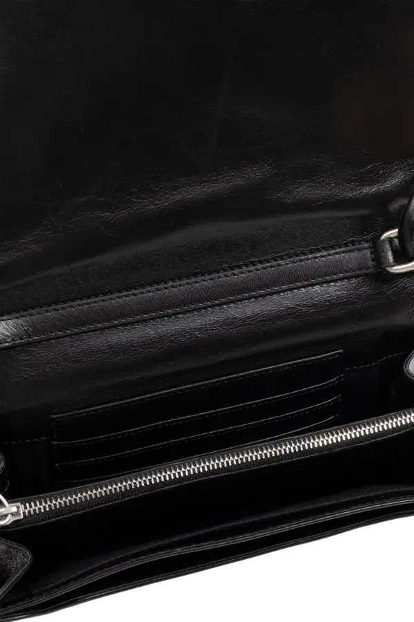 AMI Paris Shoulder Bag - Black
