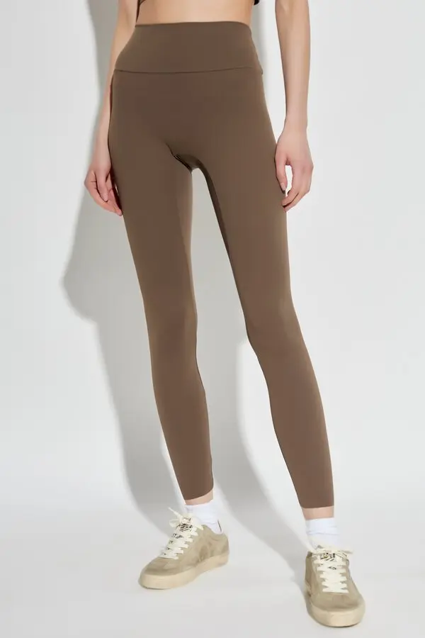 RETHINKIT STUDIOS Leggings With Logo - Brown