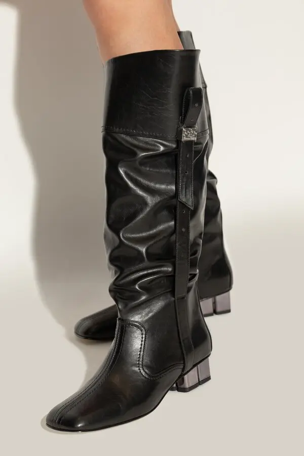 GANNI Slouchy Heeled Boots