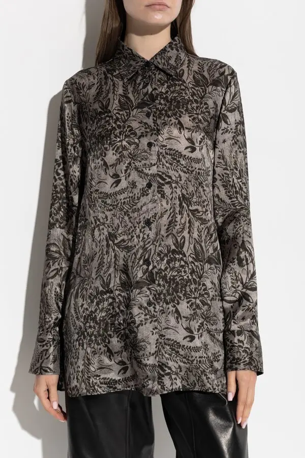 GOLDEN GOOSE Patterned Viscose Shirt