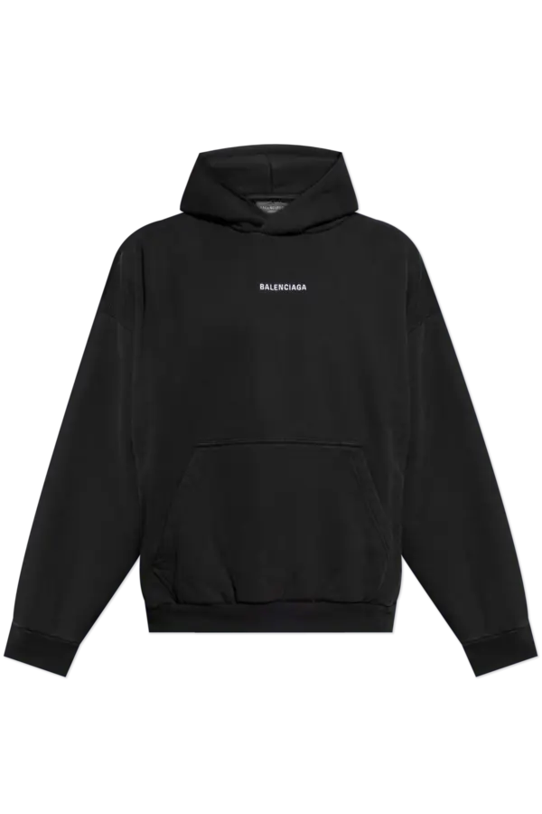 Balenciaga Hooded Cotton Sweatshirt