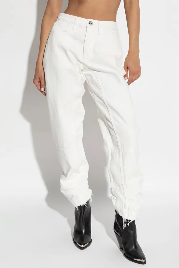 JIL SANDER Jeans With Decorative Finish