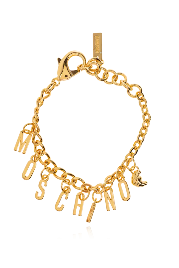 Moschino Tone Charm Bracelet - Gold