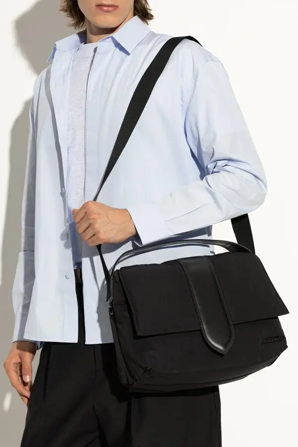 Jacquemus Le Messenger Bambin Shoulder Bag - Black