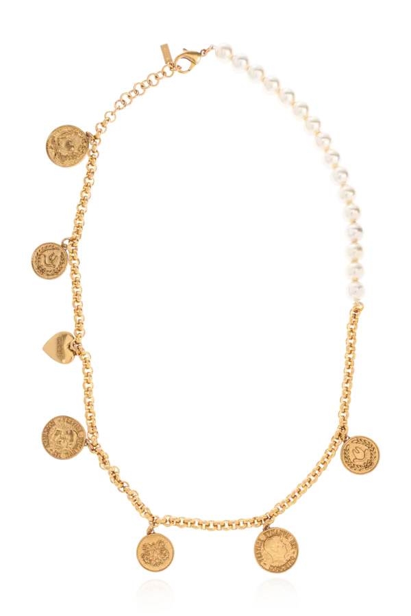 Moschino Charm Necklace - Gold