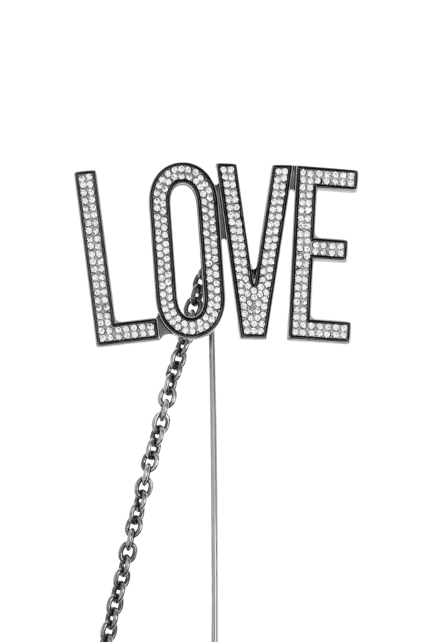 Moschino Love" Brooch