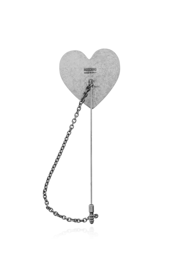 Moschino Heart-shaped Brooch