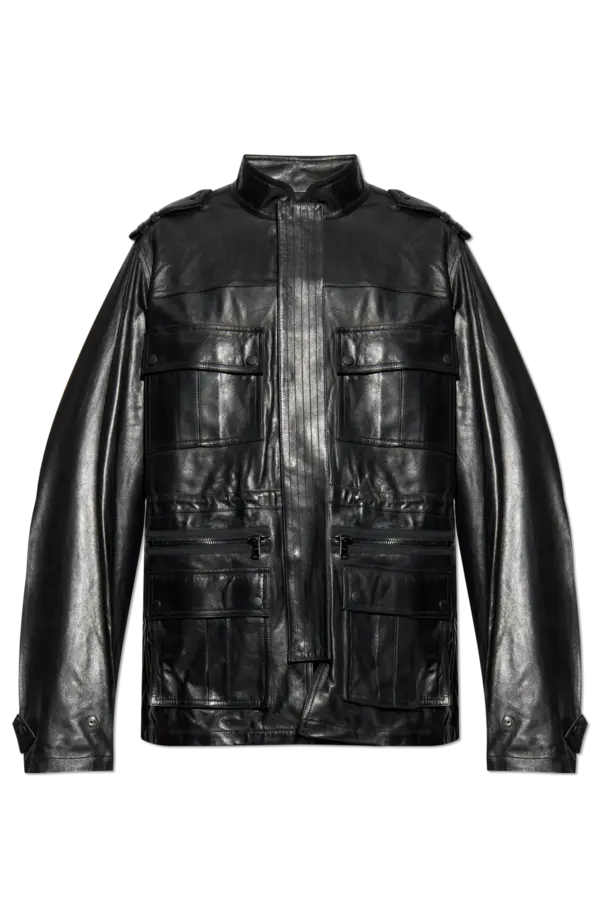Balmain Lambskin Leather Jacket