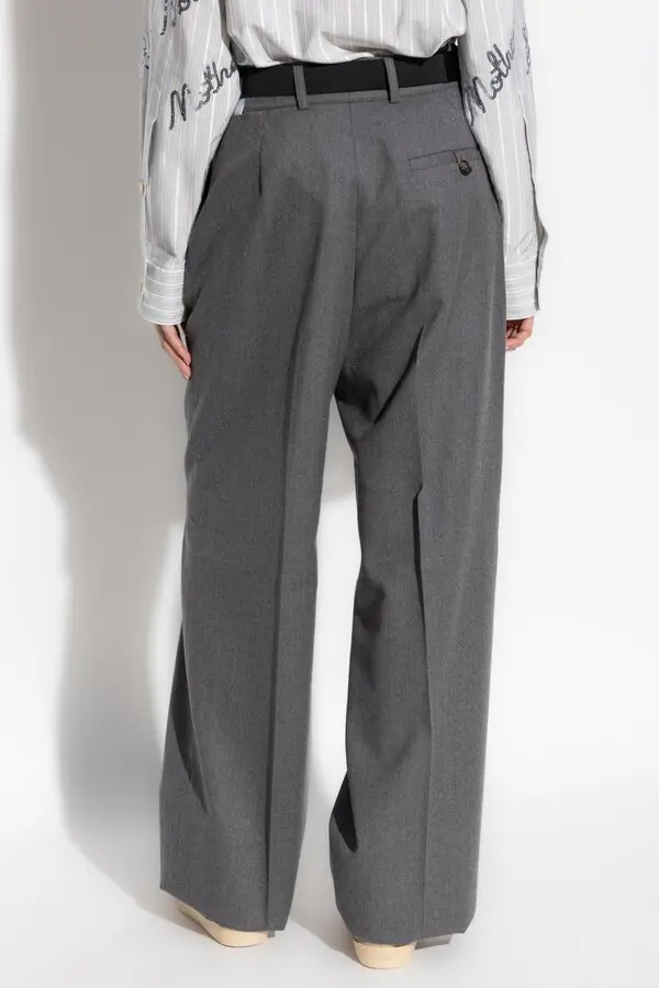 Stella McCartney Wool Crease-front Trousers