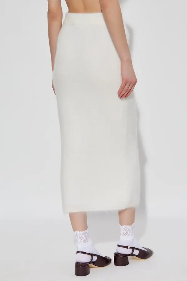 Alessandra Rich Wool Pencil Skirt