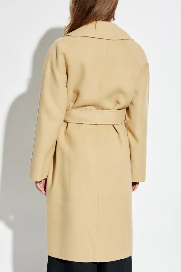 Burberry Reversible Wool Coat With Belt
