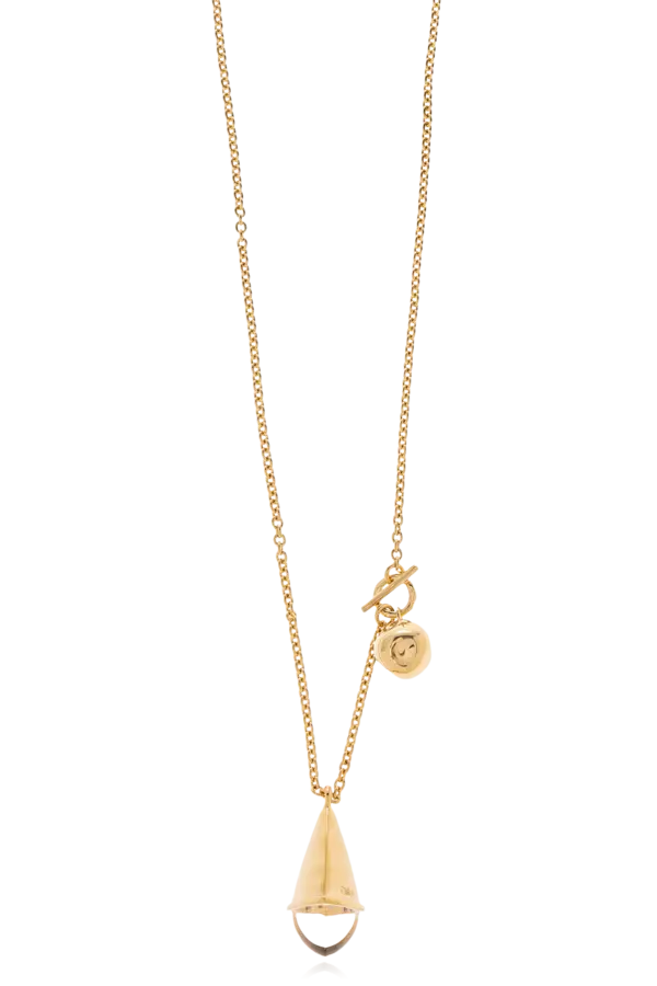 Chloé Cone Pendant Necklace - Gold