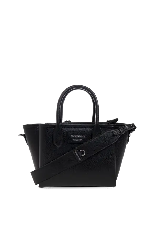 Emporio Armani Grained Calf Leather Handbag
