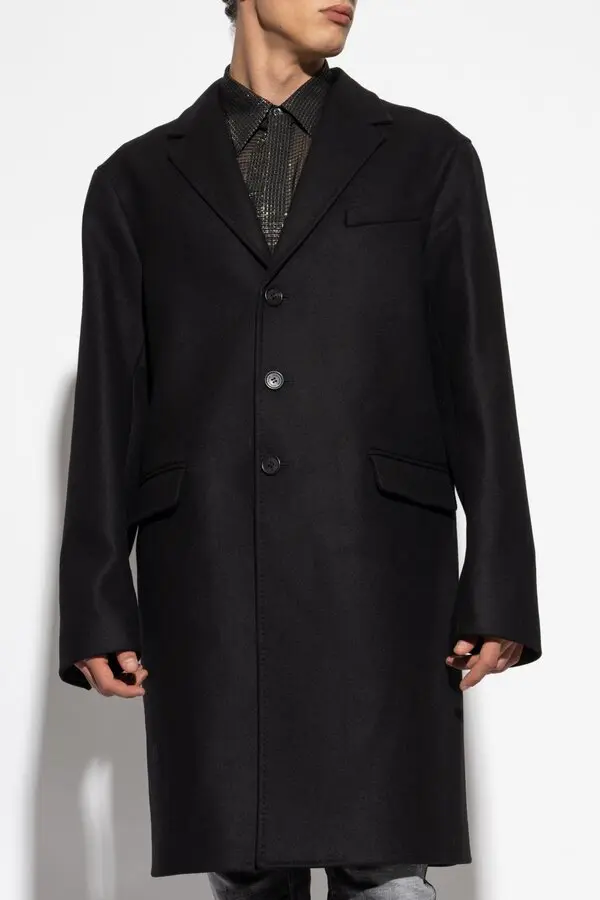 Dsquared2 Wool Coat - Black