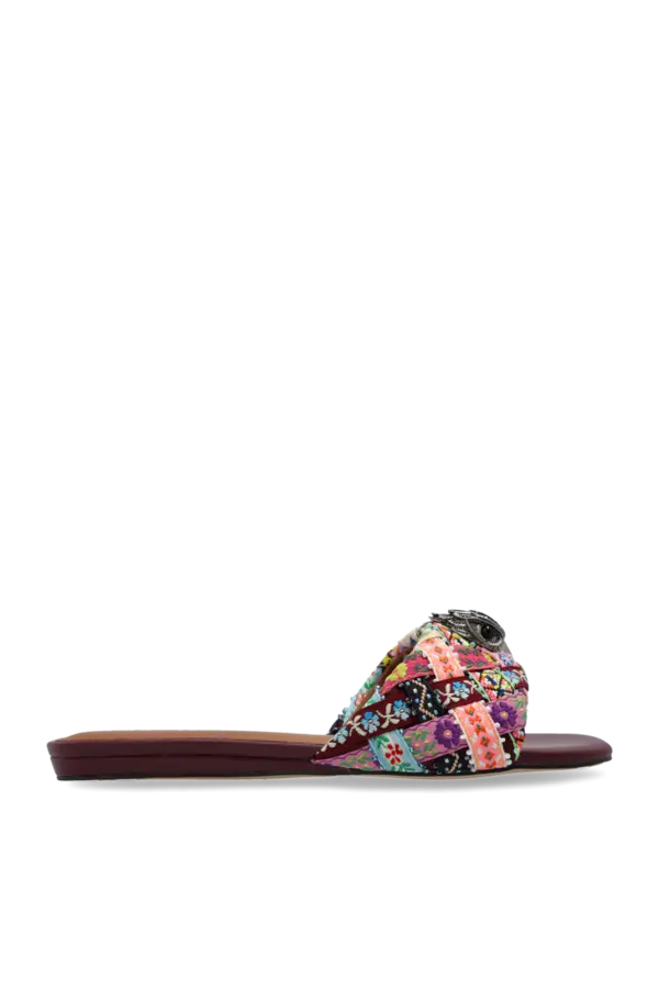 Kurt Geiger Appliquéd Sliders - Multicolour