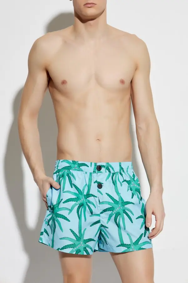 Jacquemus Les Bains Swim Shorts Blue Editorialist