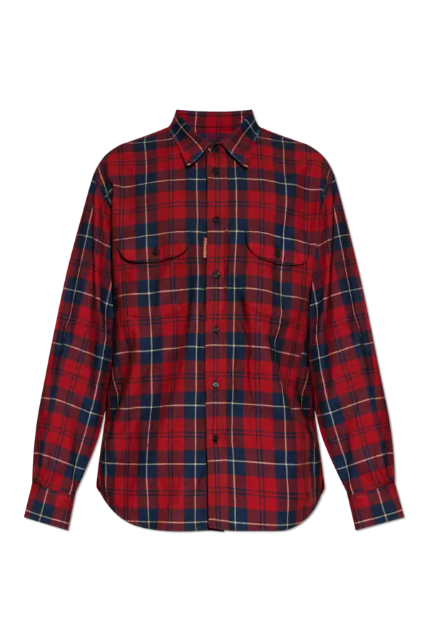 Dsquared2 Checked Shirt - Red