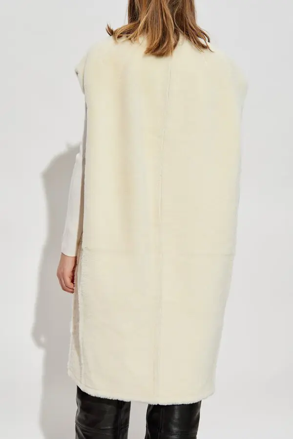 Marni Lamb Fur Vest - Cream